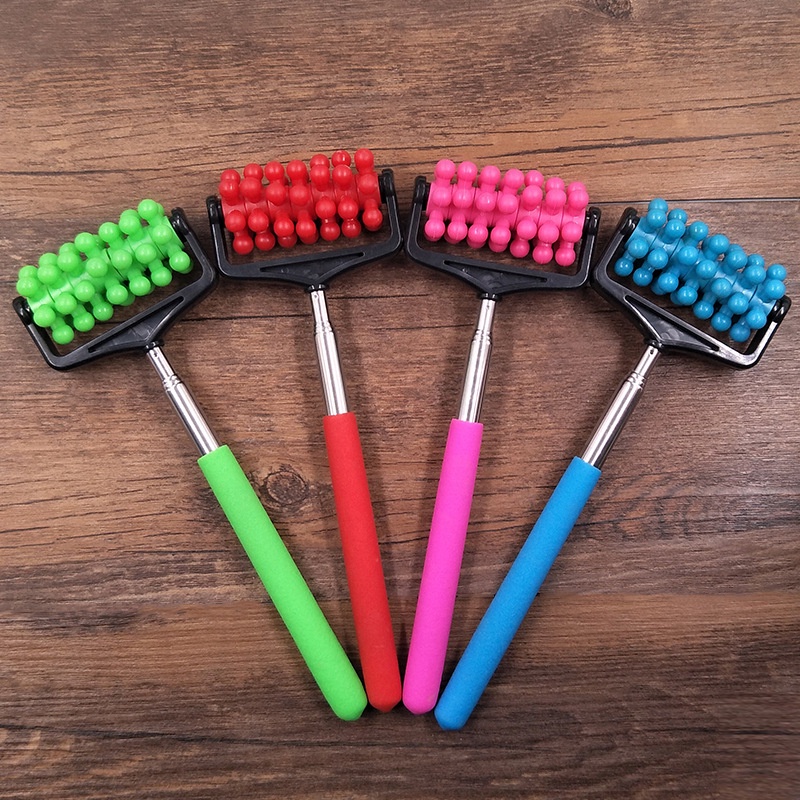 Back Telescopic Massage Roller Acupressure Trigger Point Massage Stick ...