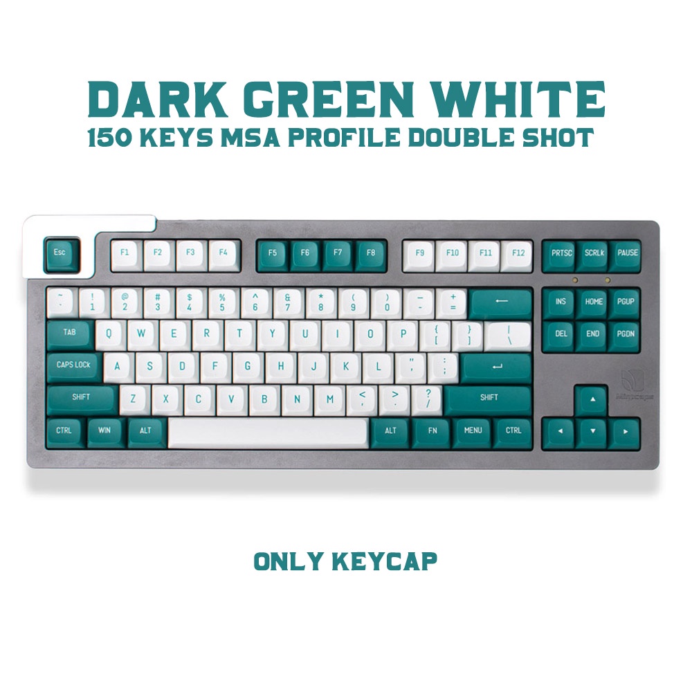 150 Keycaps Double Shot MSA Profile For Gateron Switch Mechanical ...