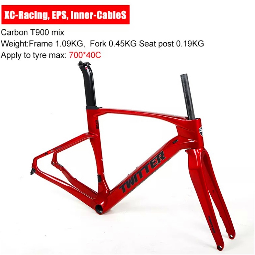 Twitter Bike Frame Gravel V3 48cm/51cm/54cm road car frame Cuadro de ...