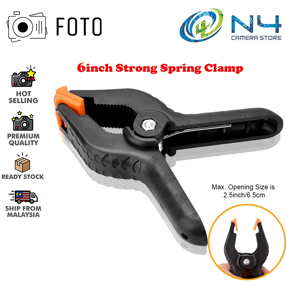 Foto 6 inch Backdrop Clips Springs for Universal Studio Paper Canvas ...