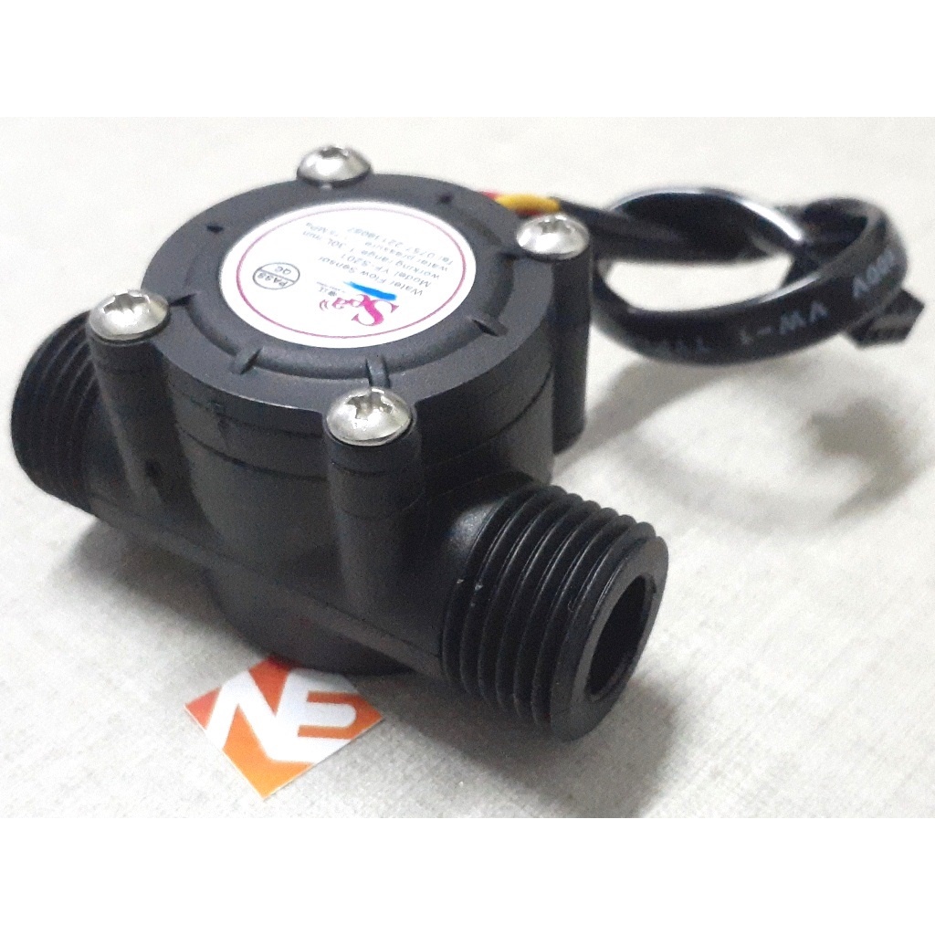 Water Flow Sensor Yf S201 G1 2 5 To 24v Working Voltage Arduino Pic Shopee Philippines