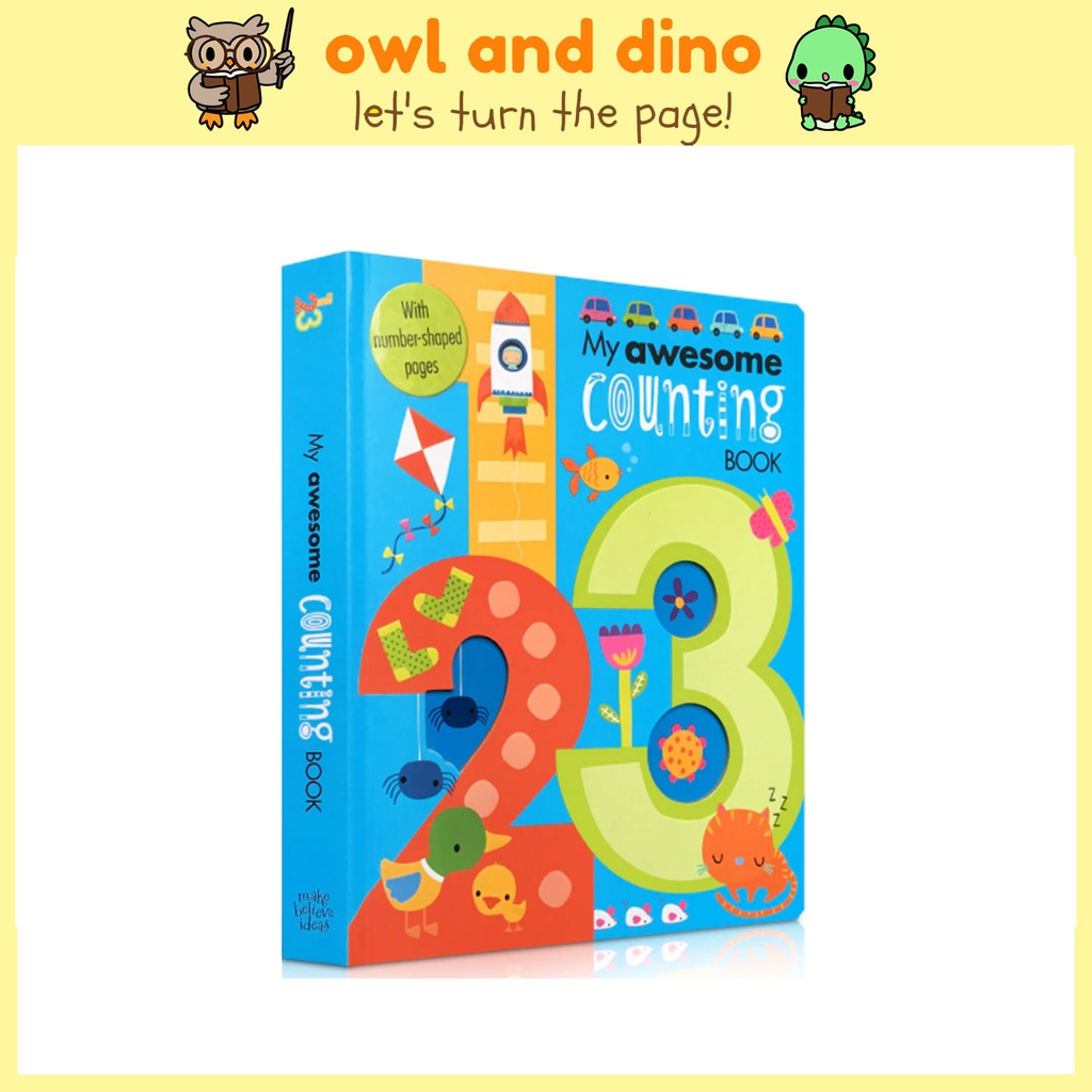 My Awesome Counting Book (Hardcover, Thick Cardboard Pages) | Shopee ...