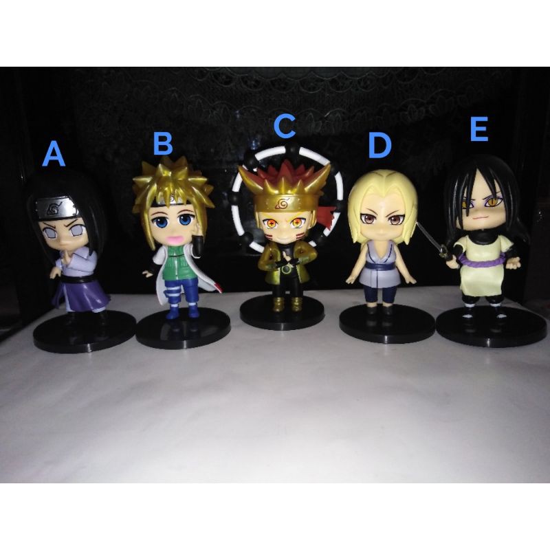 Action Figure Naruto Shippuden Kyubi Mode Yondaime Tsunade Orochimaru ...