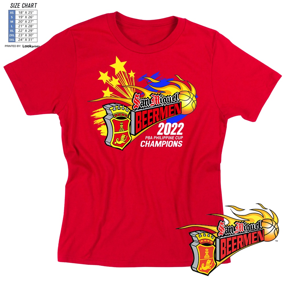 PBA SAN MIGUEL BEERMEN 2022 PHILIPPINE CUP CHAMPION TSHIRT | Shopee ...