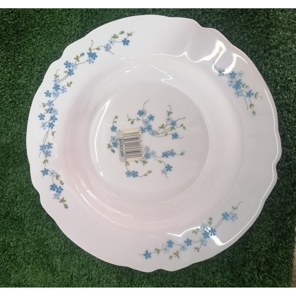 French vintage ARCOPAL serving Big Platter 11.42 in // Veronica pattern ...
