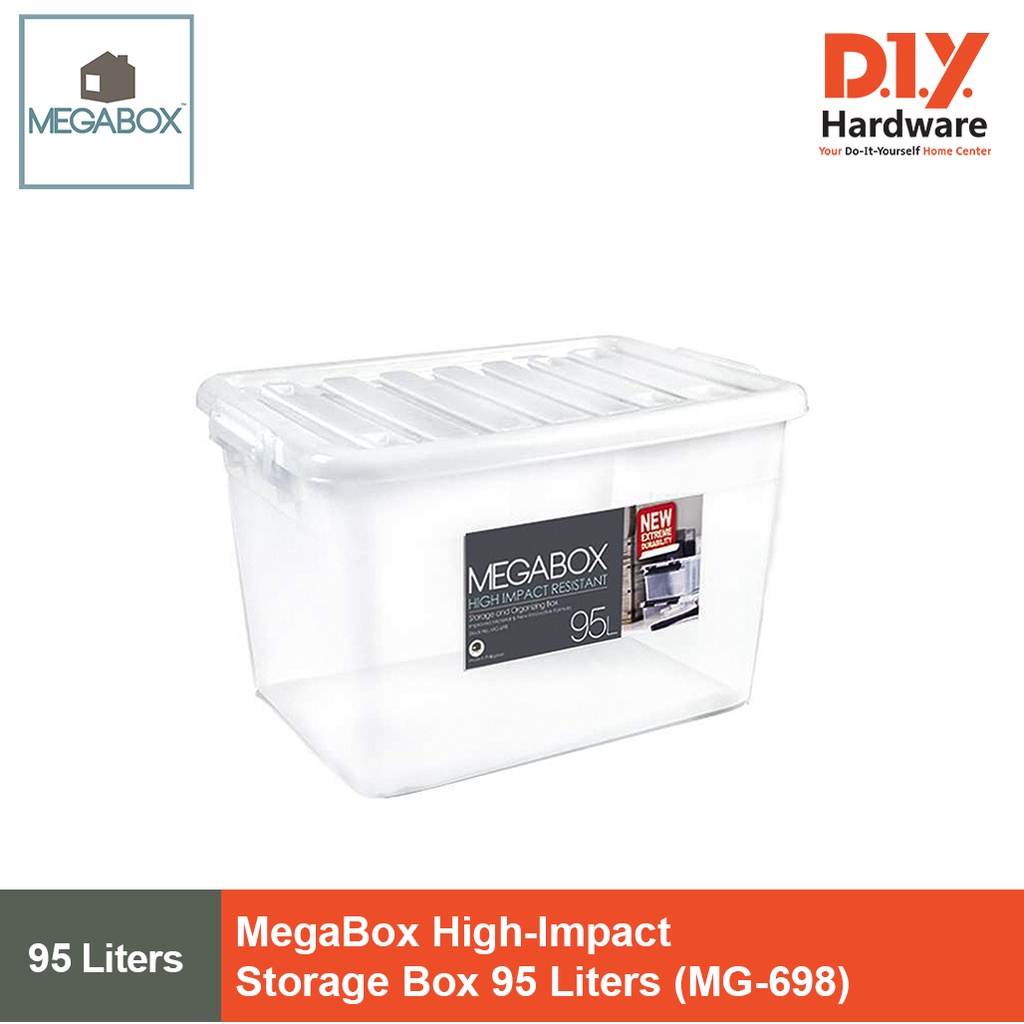 Megabox High-Impact Storage Box 95 Liters (Mg-698) | Shopee Philippines