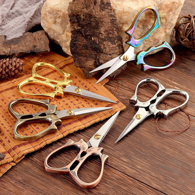 Stainless Steel Sharp Small Scissors DIY Sewing Accessory Zig Zag ...