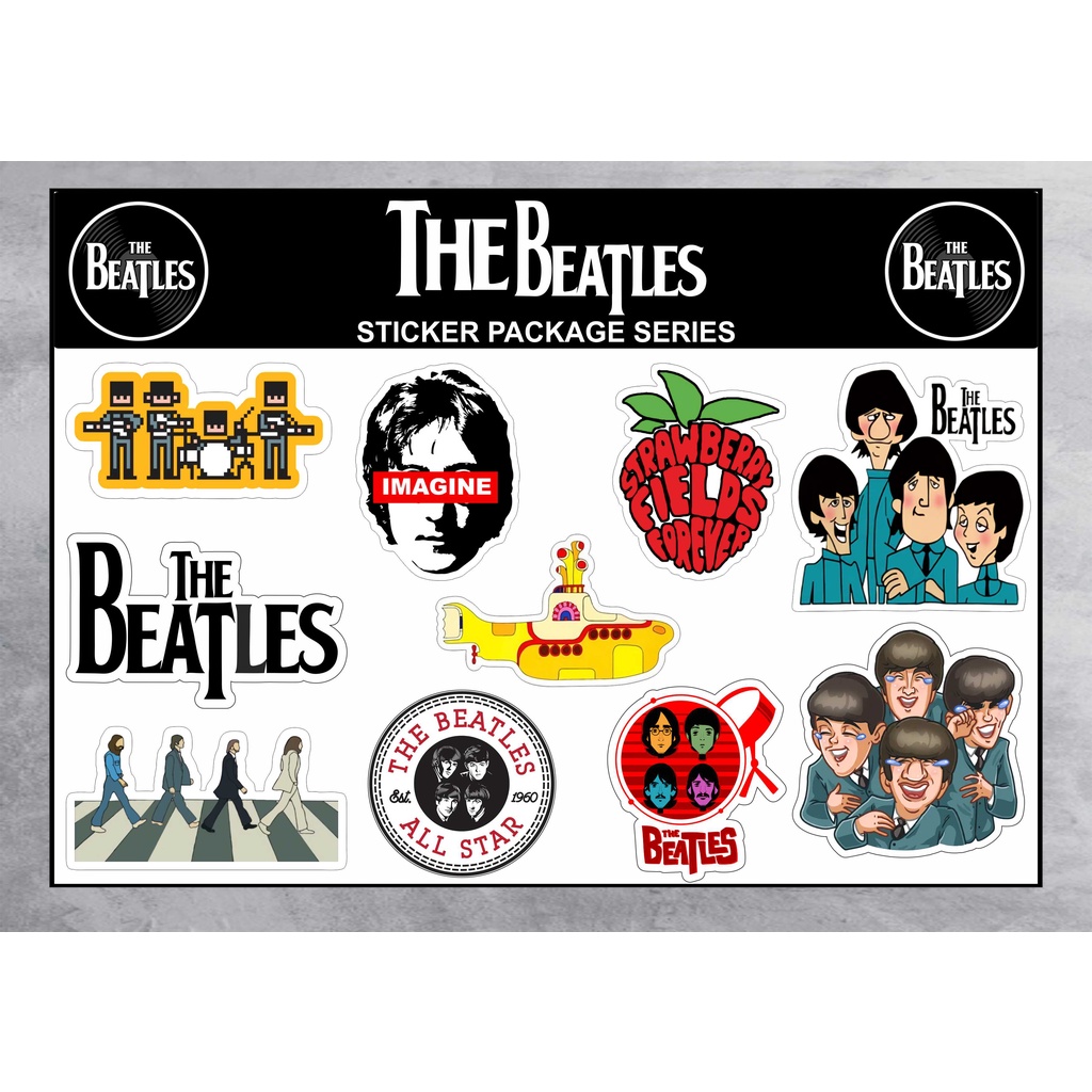 Sticker THE BEATLES - STICKER CASE - Helmet STICKER - BAND STICKER ...