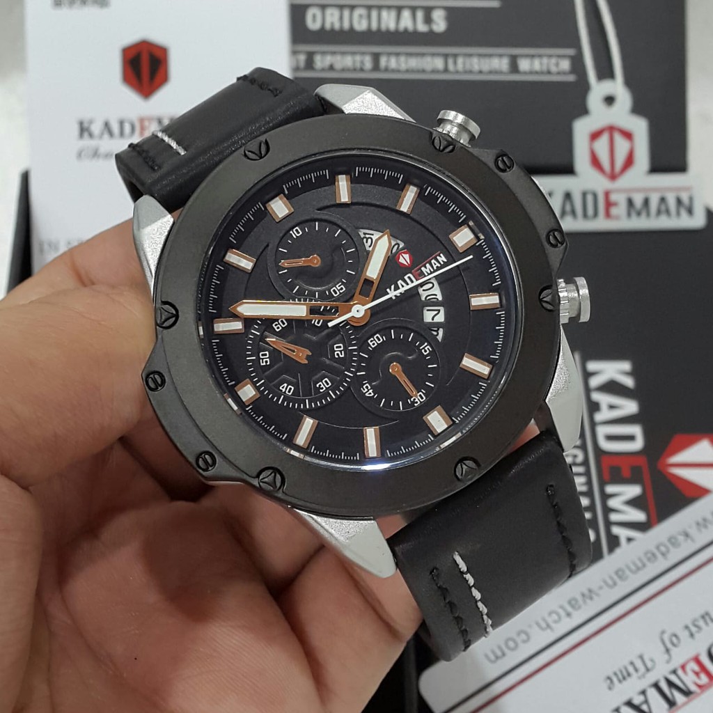 Original Leather Watches Plus Box Official 1 Year Warranty Kademan ...