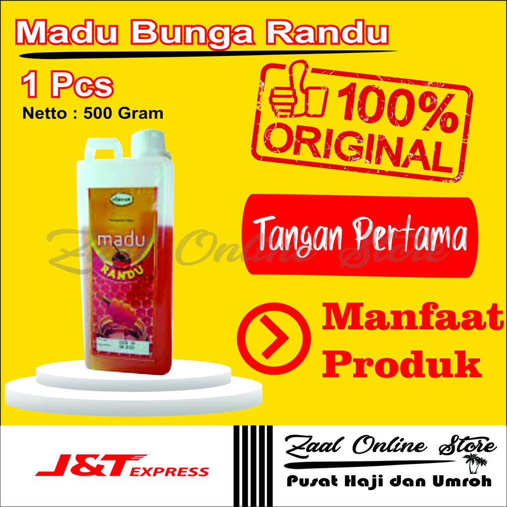 Honey RANDU MABRUUK MABRUK ORIGINAL Pure 500GR | Shopee Philippines