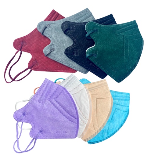 10 PCS ORIGINAL 5D KOREAN KN95 ADULT Colored facemask like LVTA 5D Face ...