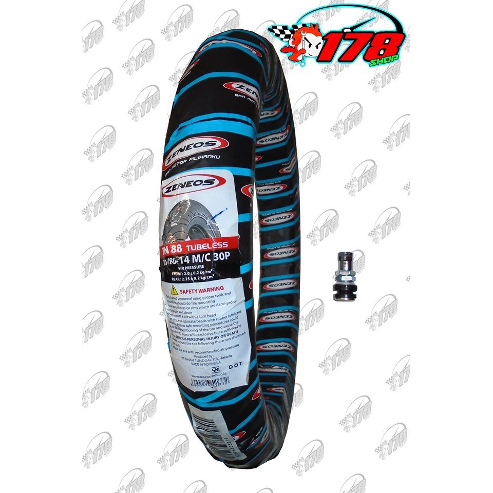 ZENEOS tire zn-88 14rim indonesia made with free | Shopee Philippines