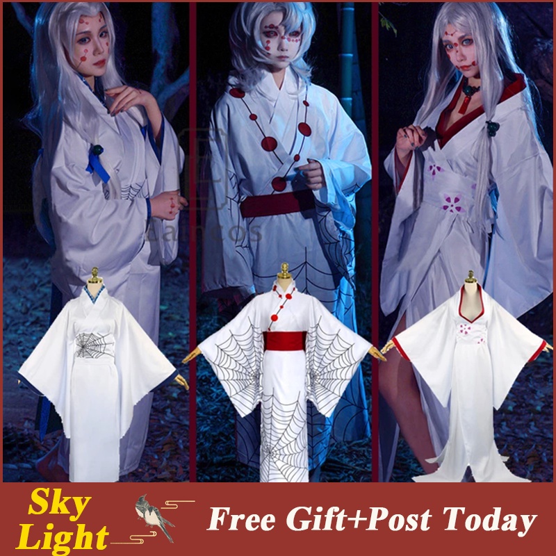 Anime Demon Slayer Kimetsu No Yaiba Spider Rui Mother Sister Cosplay ...