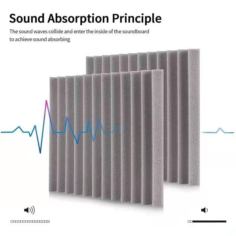 30x30x2.5cm Acoustic Foam Panels Soundproof Padding Studio Foam Egg ...