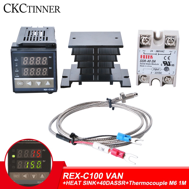REX-C100 Digital RKC PID Thermostat Temperature Controller digital REX ...