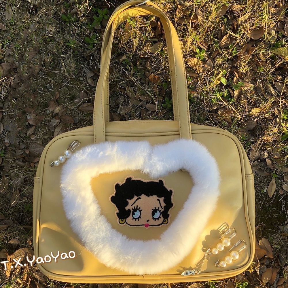 2022 New Style Bags Childlike Millennium Retro Betty Japanese Shiitake ...