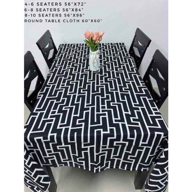 Table Cover / Table Cloth (4-10 seaters) | Shopee Philippines