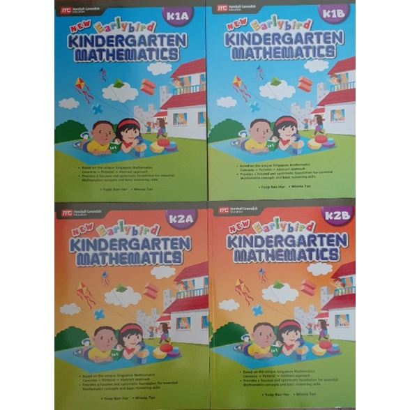 New Earlybird Kindergarten Mathematics (sold by set, 2 books) | Shopee Philippines