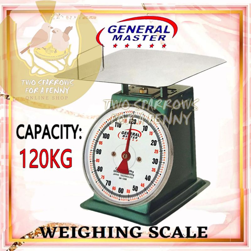 120kg Weighing scale General Master Brand Timbangan | Shopee Philippines
