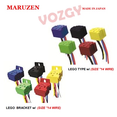 LEGO TYPE w/ wire /LEGO BRACKET w/ wire for 5 PIN BOSCH RELAY SOCKET ...