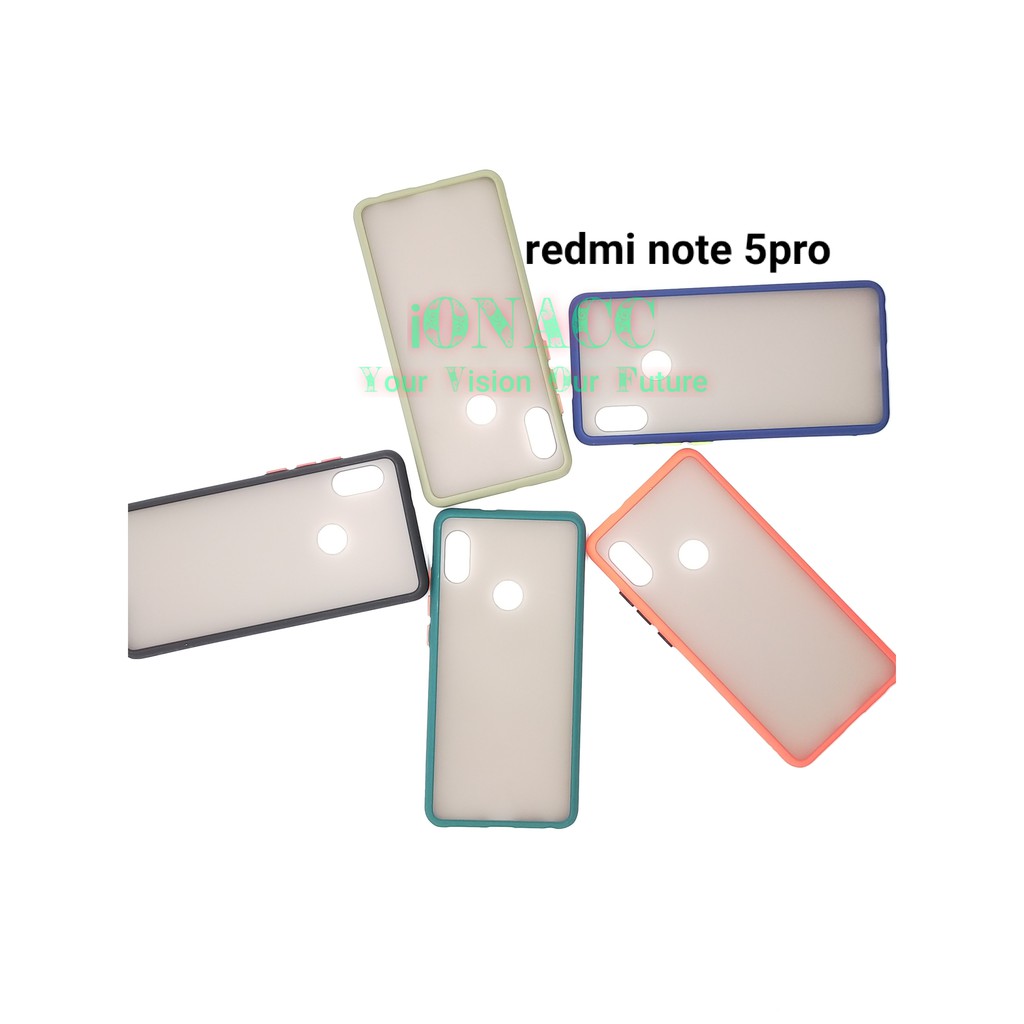 ION CASE MY CHOICE REDMI NOTE 5 PRO -HARDCASE DOVE TPU MACARON | Shopee ...