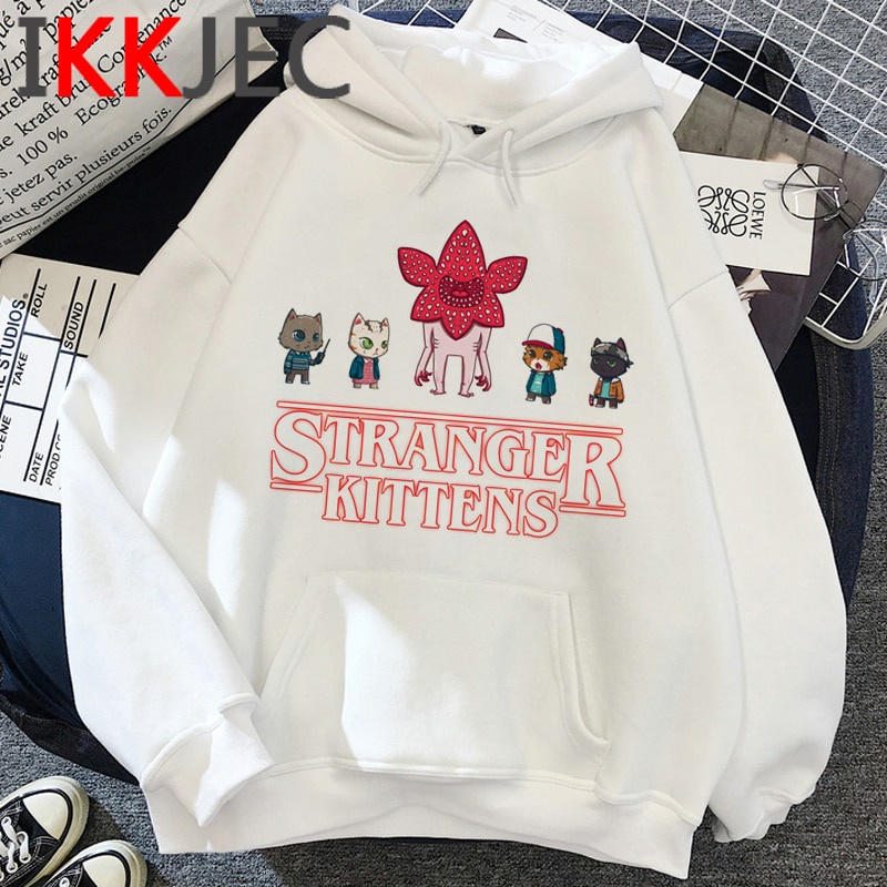 Stranger Things Upside Down Eleven hoodies women hip hop graphic ...
