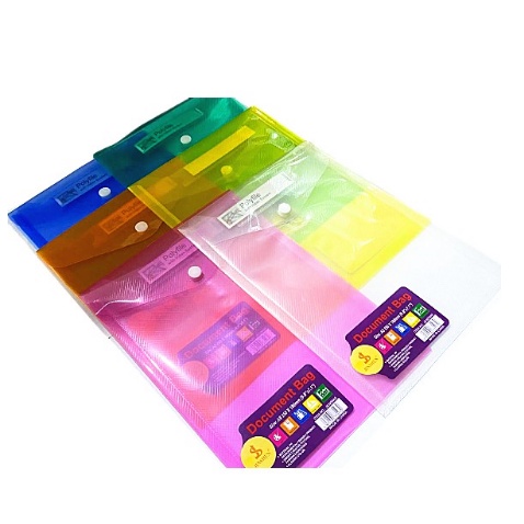 HOKKA A5 Document Envelope with Button Lock and Index System Water ...