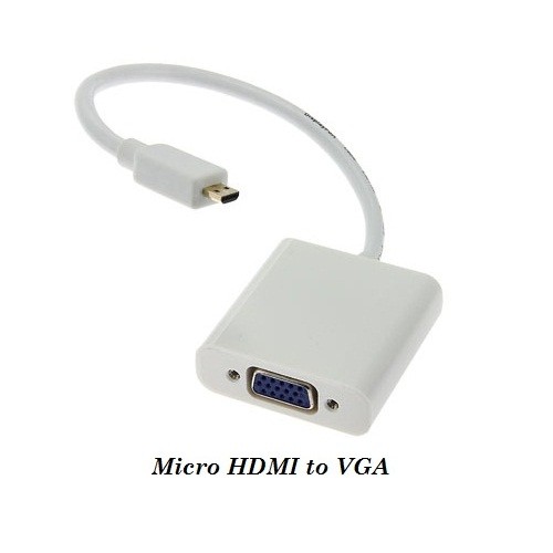 Micro HDMI to VGA cable | Shopee Philippines