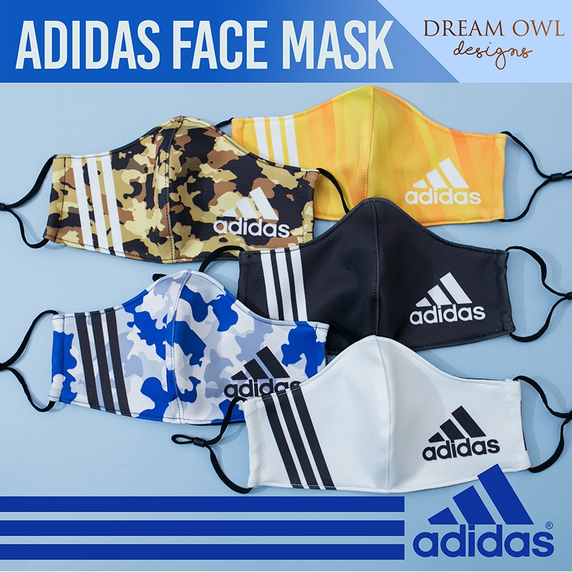 ADIDAS Face Mask _ Sublimation & Washable | Shopee Philippines