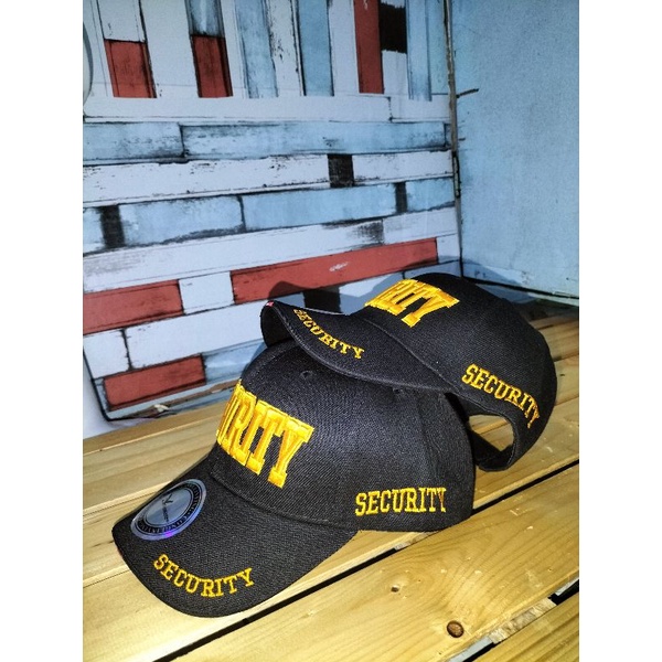 SECURITY GUARD BALL CAP (EMBROIDERY) | Shopee Philippines