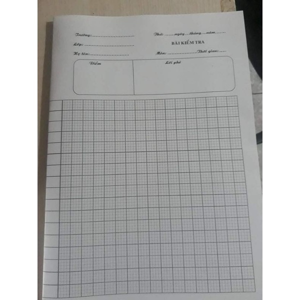 Test paper for elementary school students (1 stack of 12 sheets ...