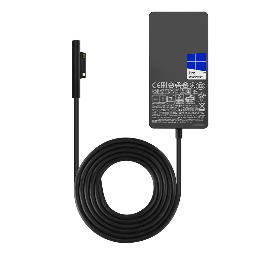 Surface Book Charger 102w, Microsoft Surface Laptop 15V 6.33A ...