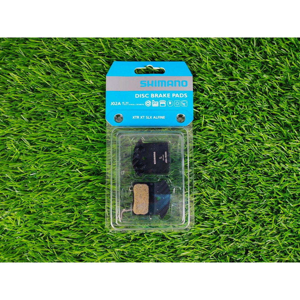 Shimano J02A G01s Deore SLX XT Alfine Resin Brake Pads w/ Cooling Fin Mountain Bike MTB BRAKE ...