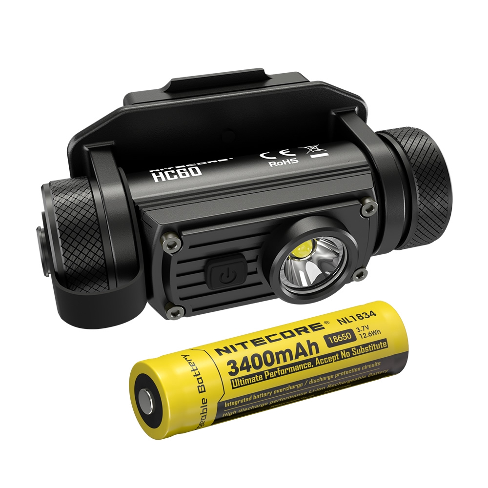 Nitecore HC60M 1000 lumen Headlamp with NVG Mount Helmet Light | Shopee ...