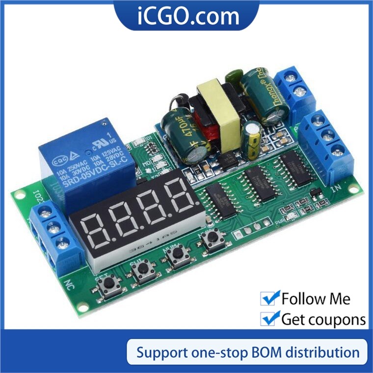 IO23B01 AC 110V 220V Converter Multifunction Self-lock Relay PLC Cycle ...