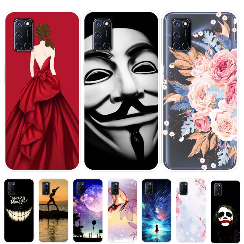 OPPO A52 Case Silicon TPU Soft Case OPPO A52 A 52 OPPOA52 Back Cover ...