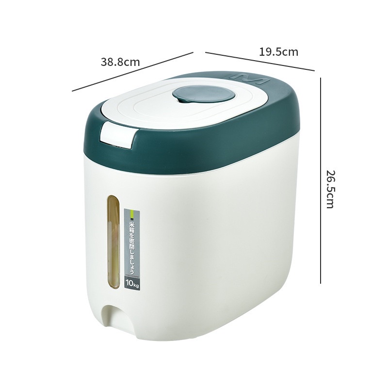 NEW 10kg Rice Storage Rice Bucket Rice Dispenser Cereal Dispenser Food ...