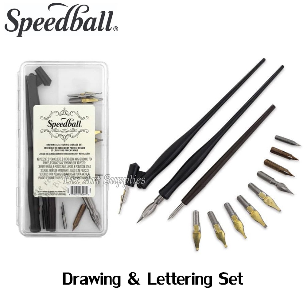 Speedball Drawing and Lettering Storage Set | Shopee Philippines
