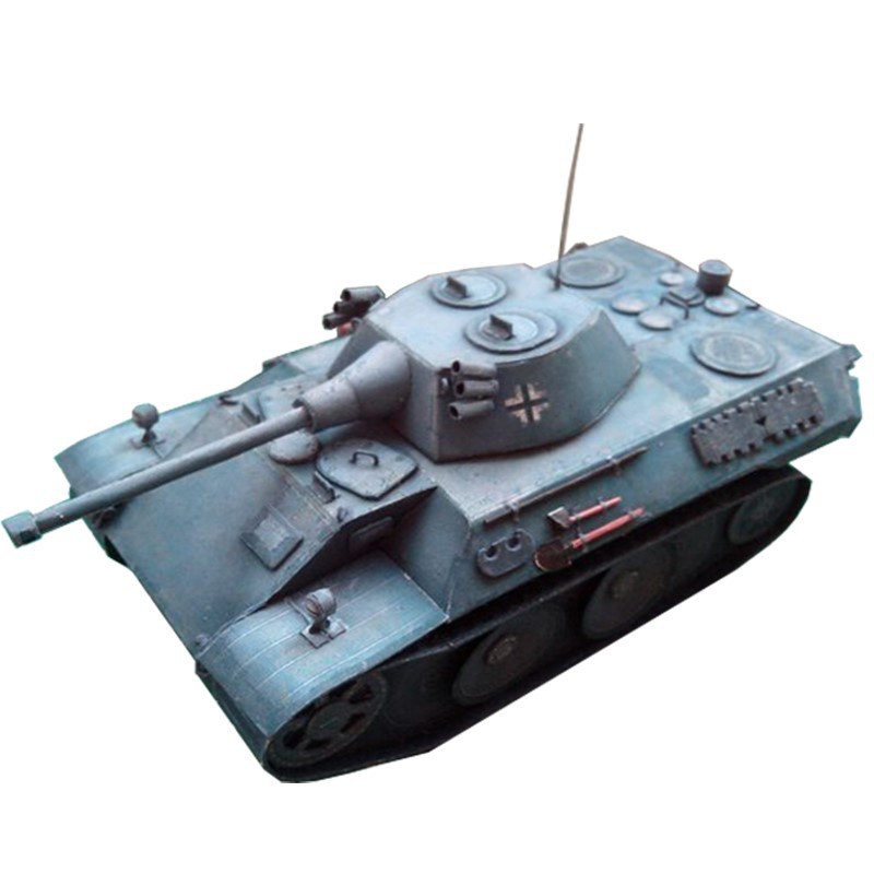1:35 Paper Model German VK1602 Leopard Light Tank German Light Tank ...