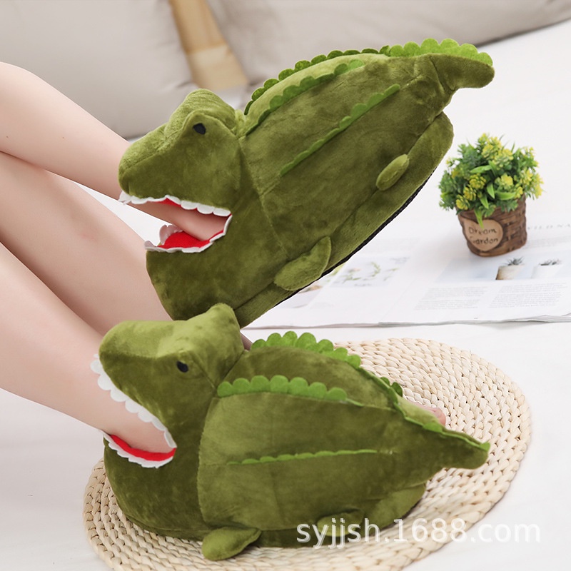 Shark Slipper Cute Crocodile Mouth Open Slippers: Transform Every Steps ...