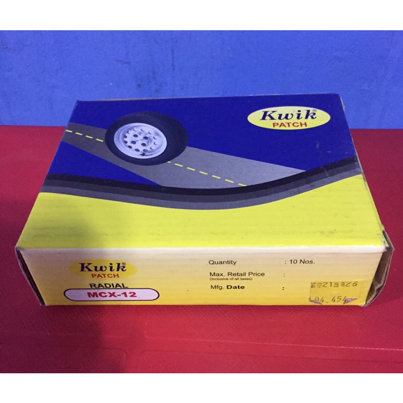 ORIGINAL VULCANIZING MCX12 KWIK PATCH | Shopee Philippines