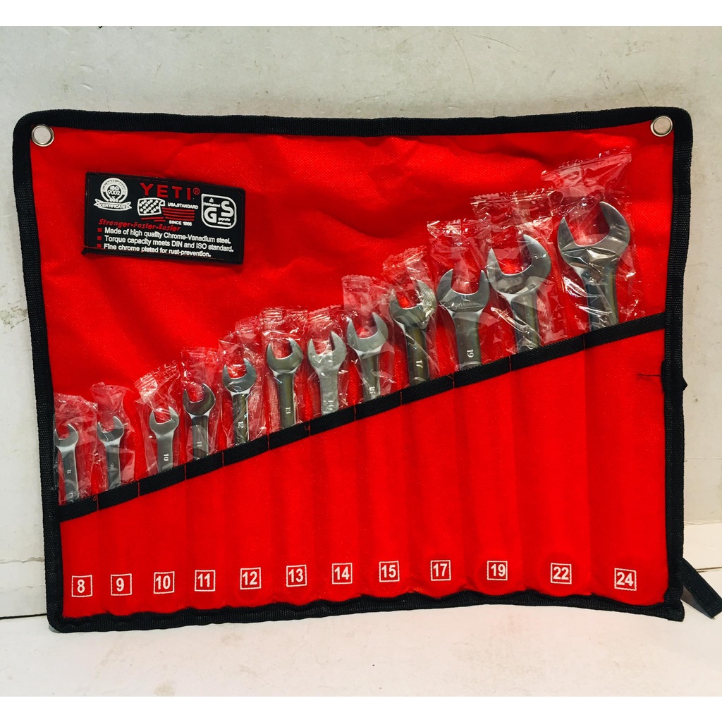 COMBINATION WRENCH SET ARES (SIZE 6"-32") YETI (SIZE 8"-24") LOFTY ...