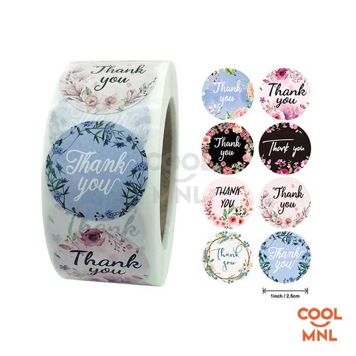 Thank you Appreciation Label Sticker 1 INCH 500 PCS./Roll (SSC550 ...