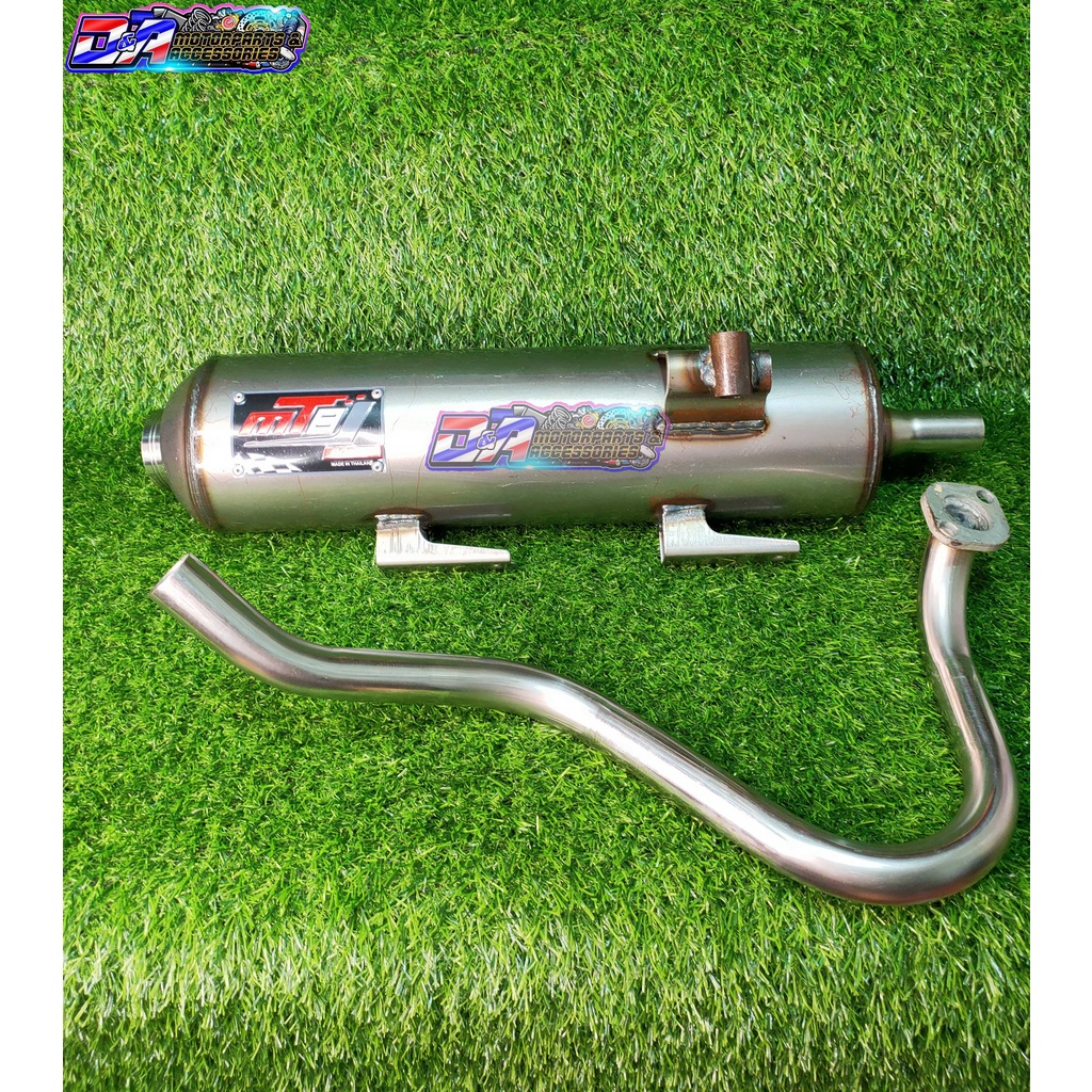 MT8 PIPE RATLOOK HONDA CLICK 125 / 150i V2 STAINLESS TIP ORIG THAILAND ...