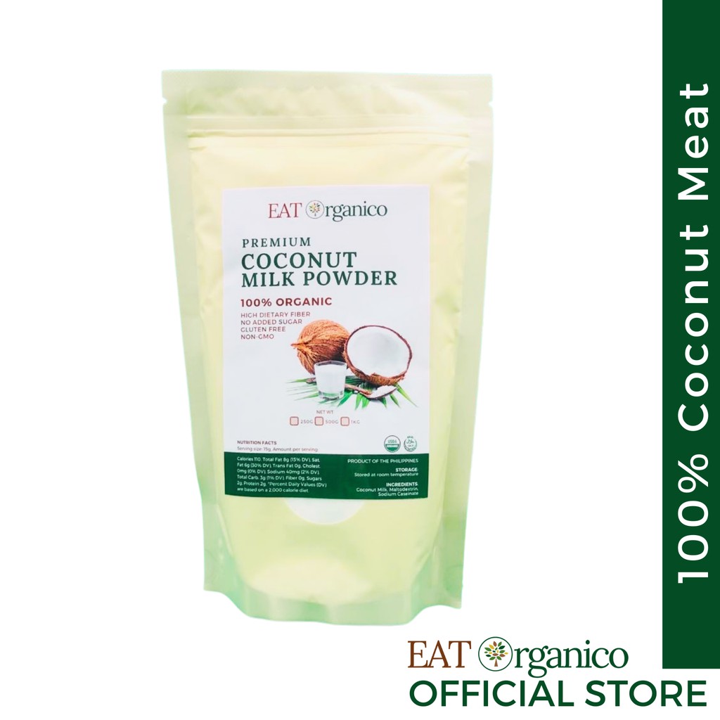 Organic Coconut Milk Powder 250g | EAT ORGANICO | Shopee Philippines