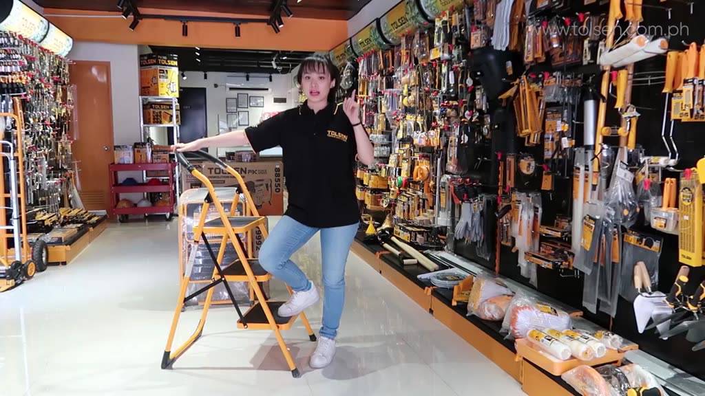 Tolsen Industrial Steel Ladder (2 - 5 Steps) | Shopee Philippines