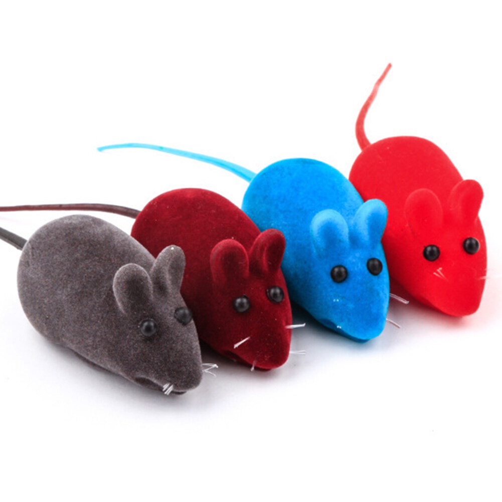 Nunbell Cute Faux Little Mouse Squeak Noise Sound Rat Playing Toy for ...