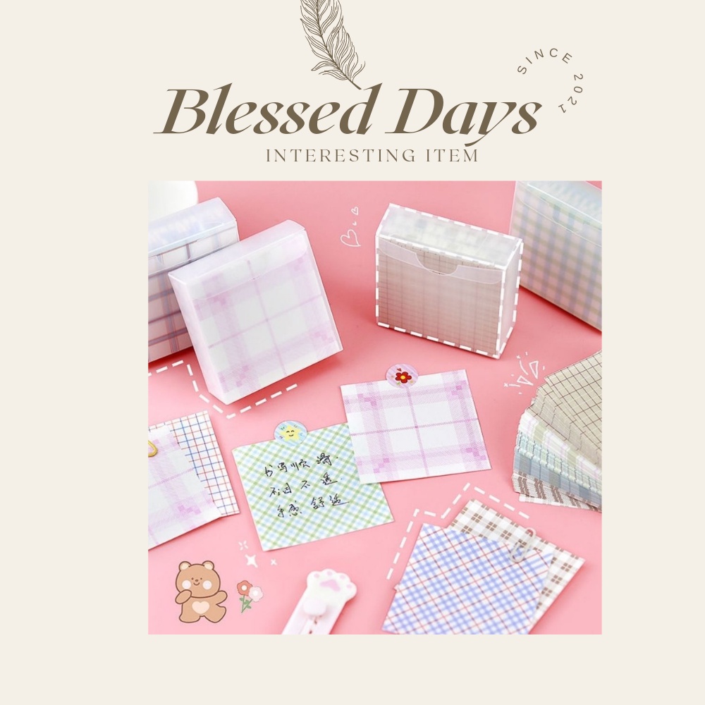Memo pad cute colorful memo pad journal memo pad JK style kertas 便签纸 20 ...