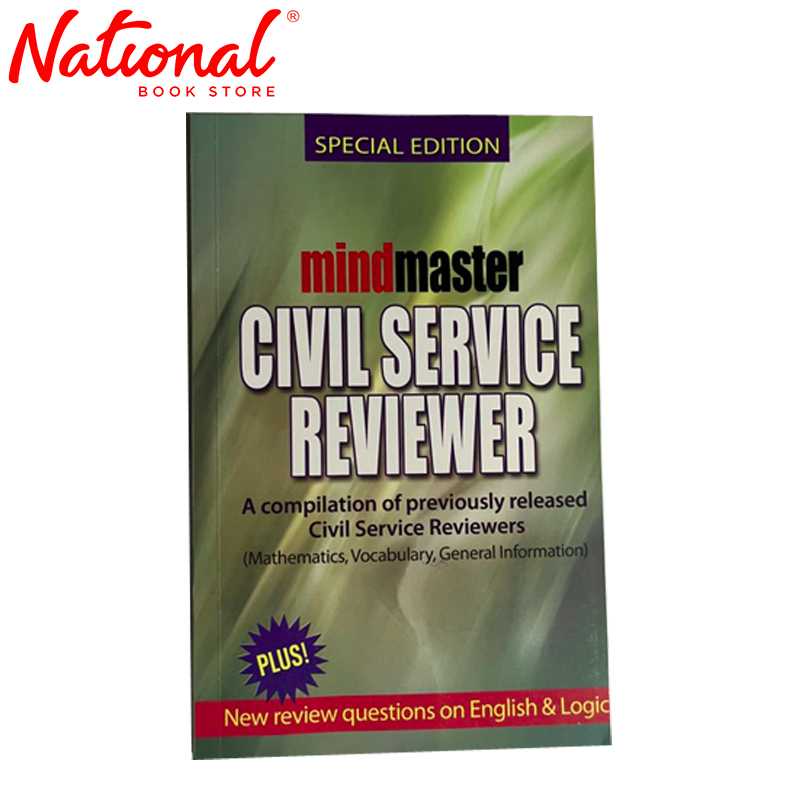 Civil Service Reviewer Special Edition: A Compilation Of Previously ...