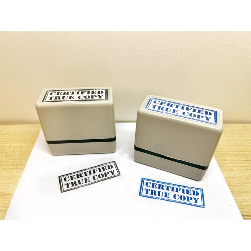 Certified True Copy Stamp Customized Personalized Stamp | Shopee Philippines